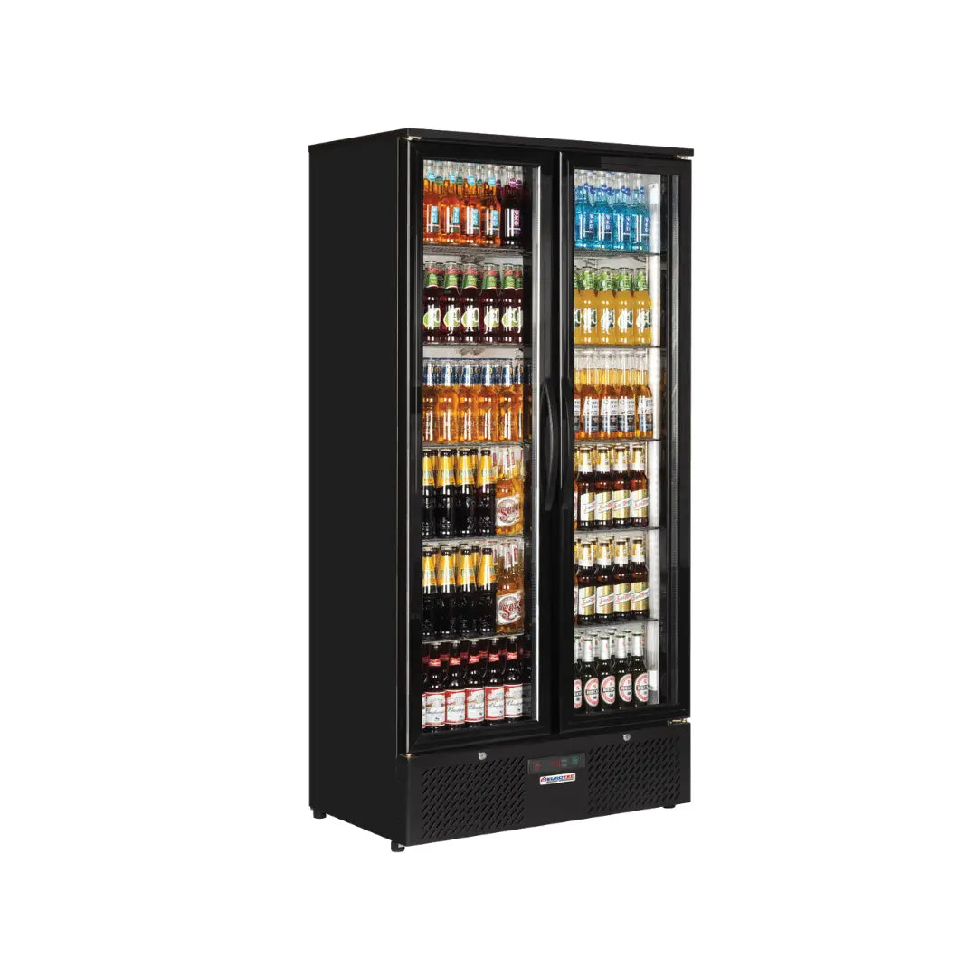 Vitrine à Boissons 2 Portes Vitrées Battantes - 515 Litres | Parinox ...